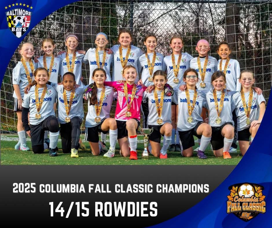 2025 U13 Columbia Fall Classic Champions | Baltimore Bays SC